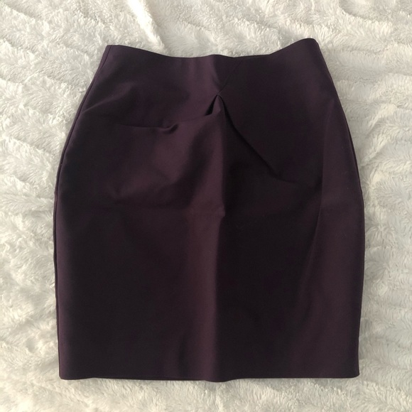 H&M | Skirts | Hm Dark Purple Pencil Skirt | Poshmark